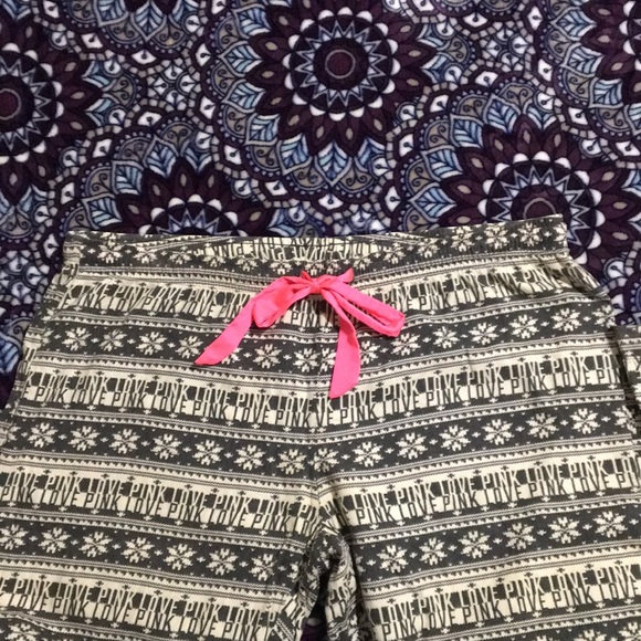 PINK Victoria's Secret | Intimates & Sleepwear | Vs Pink Pajama Pants ...